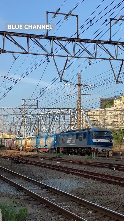 (貨物列車) 2024/05/15 5054レ EF210-156 + コキ23B (福岡タ〜東京タ #Shorts - YouTube