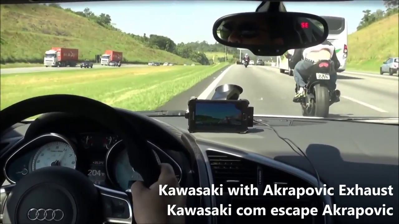 INSANE ROAD RACE | Audi R8 VS. Kawasaki Ninja ZX10R VS. Suzuki GSXR1000 ...