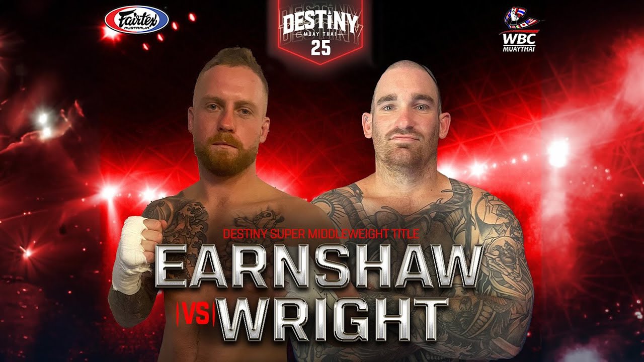 Brad Earnshaw Vs Jayden Wright - Destiny Muay Thai 25 - YouTube