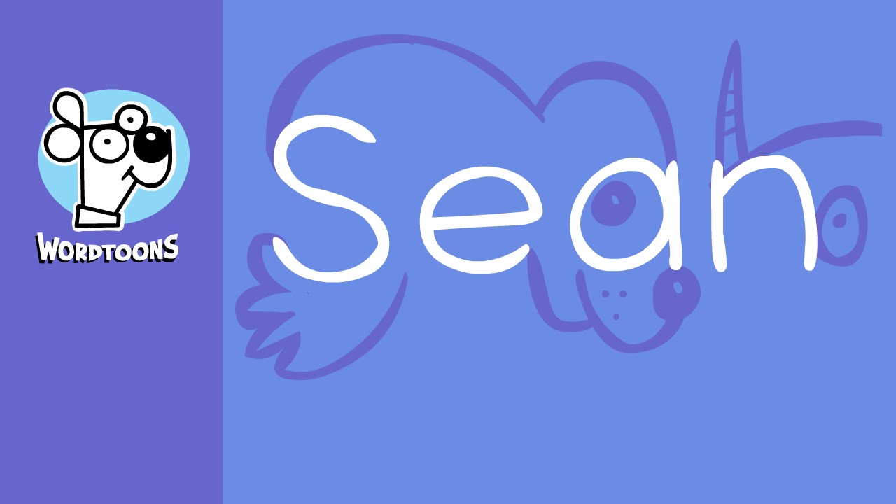 The Name Sean Turned Into A Cartoon -Nametoon Sean - YouTube