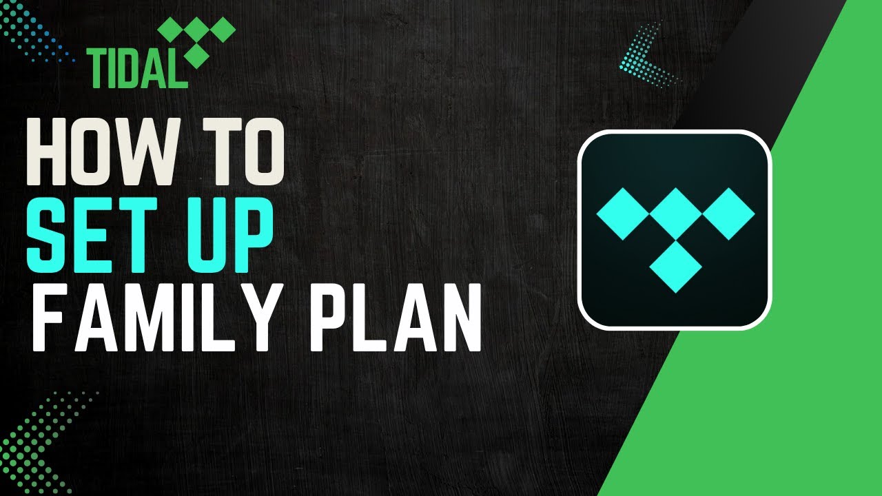 How To Set Up Tidal Family Plan - YouTube