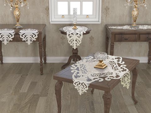 Çeyiz Diyarı Roseart Kadife Salon Takımı 5 Parça