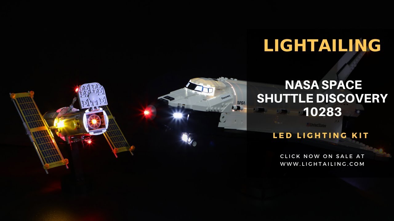 BriksMax Light Kit For Lego NASA Space Shuttle Discovery 10283 - YouTube