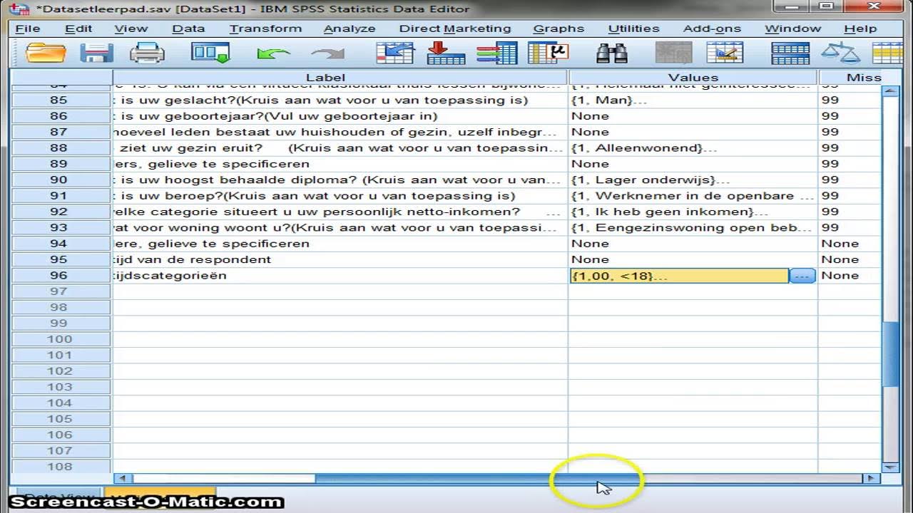 SPSS: recode into same/different variables - YouTube
