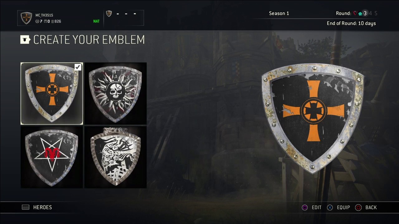 For Honor- Templar/Crusader Cross Emblem Tutorial - YouTube
