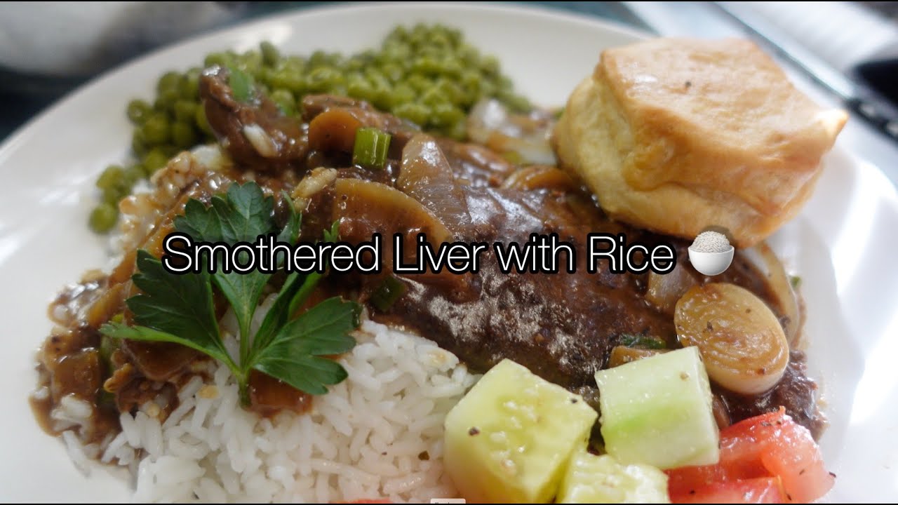 Smothered Liver with Rice. - YouTube