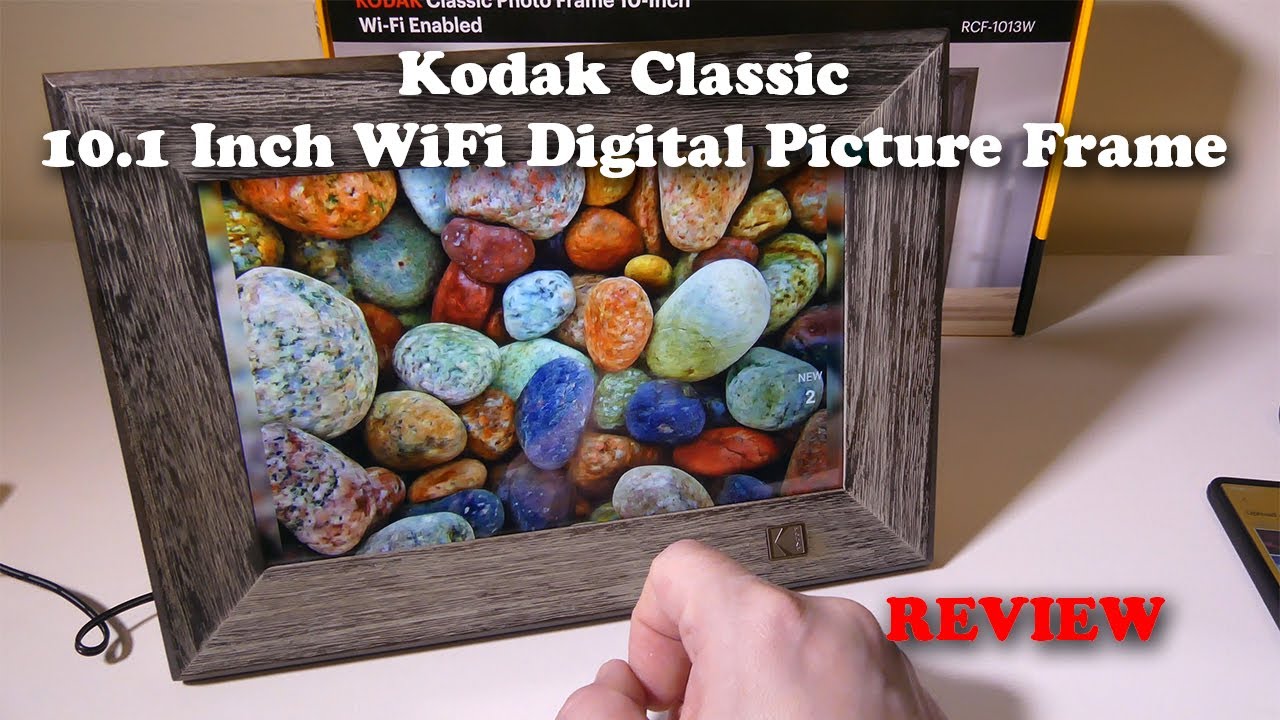 Kodak Classic 10.1 Inch WiFi Digital Picture Frame REVIEW - YouTube