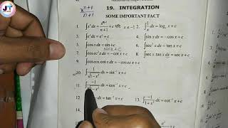 Class-12 maths | Calculus Chapter All formulas | integration and Differentiation formulas trick