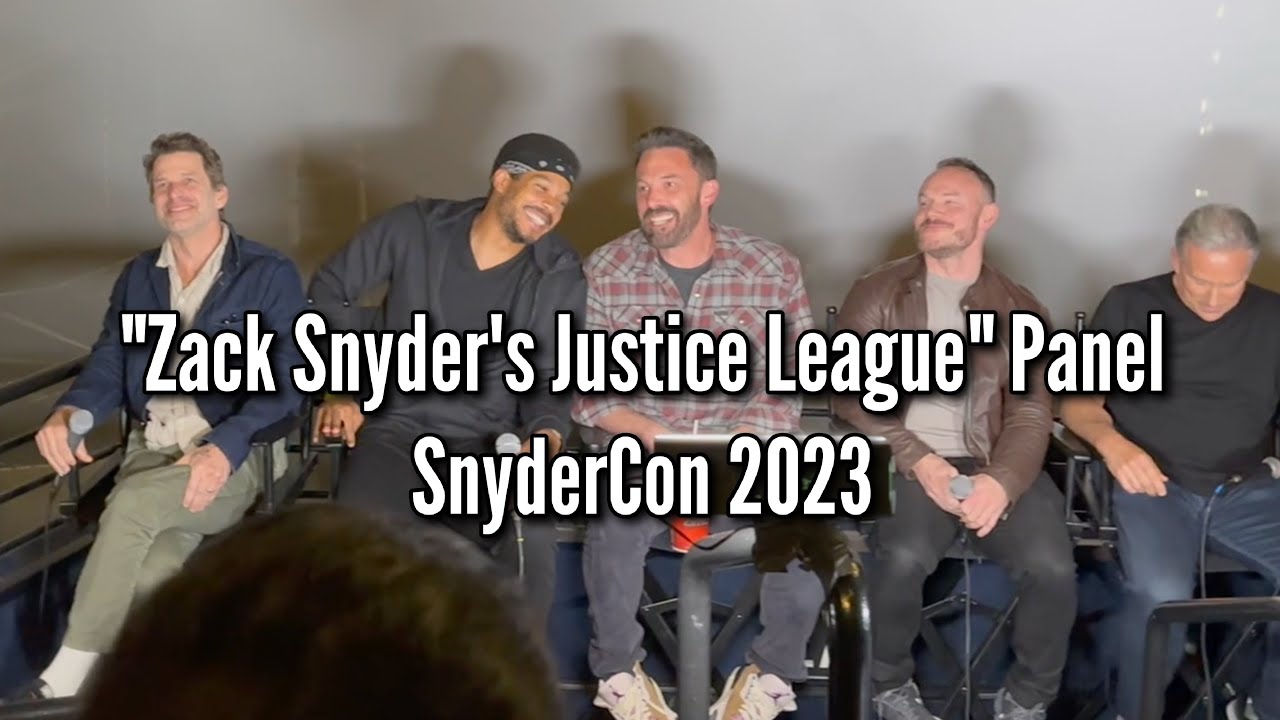 "Zack Snyder's Justice League" SnyderCon Panel → Zack Snyder, Ben ...