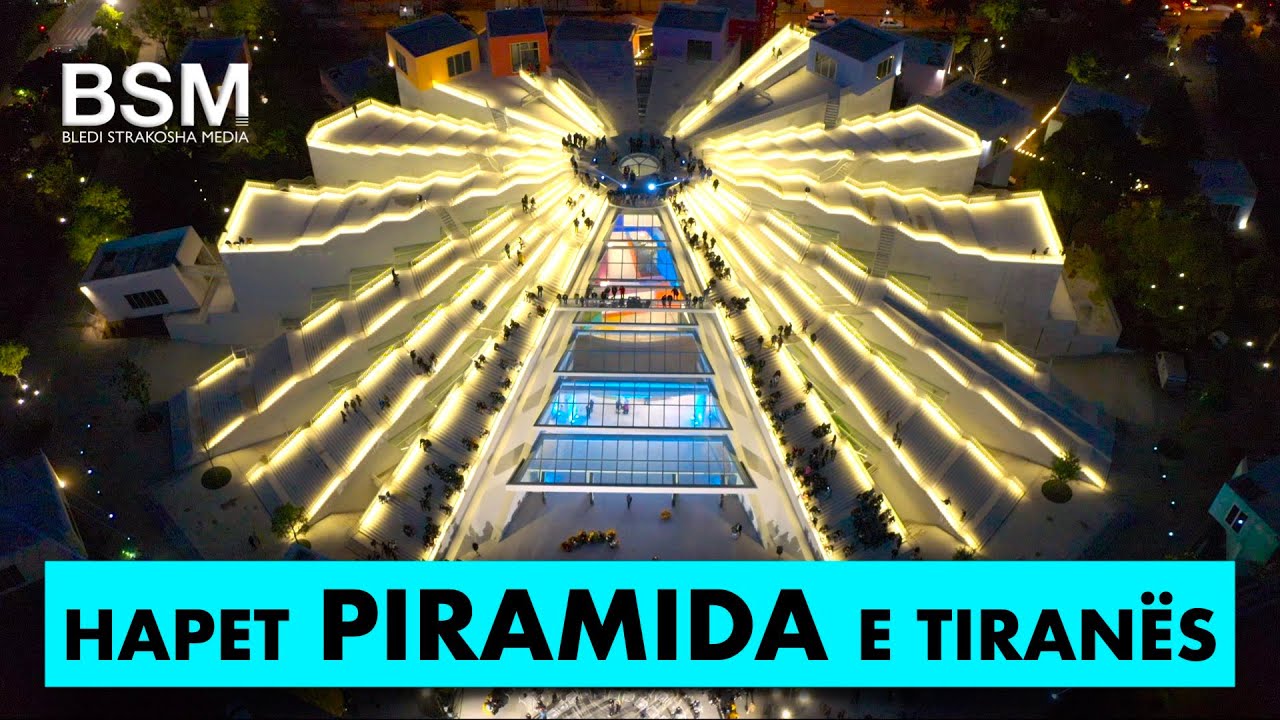 Hapet Piramida e Tiranës | The Pyramid of Tirana - Albania 2023 [4K HDR ...