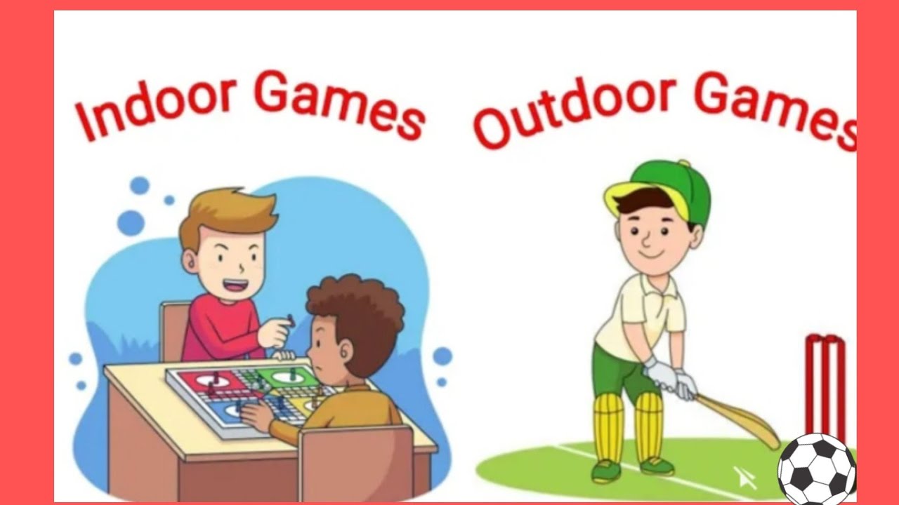 Learn Indoor and Outdoor games | Indoor games | Outdoor games | kids ...