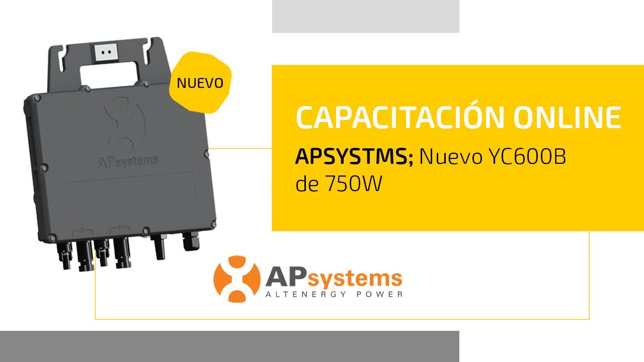 APsystems - Nuevo YC600B de 750W - YouTube