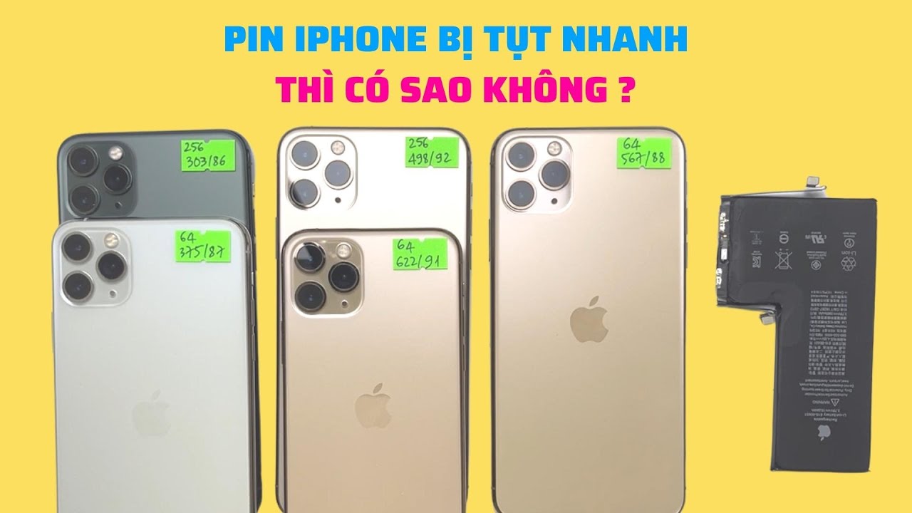 Pin iPhone Bị Tụt Nhanh Thì Có Sao Không? | Cách Chọn Mua iPhone Cũ ...