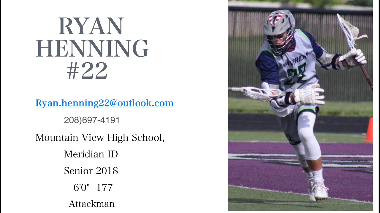 Ryan Henning LAX Highlights 2017 - YouTube