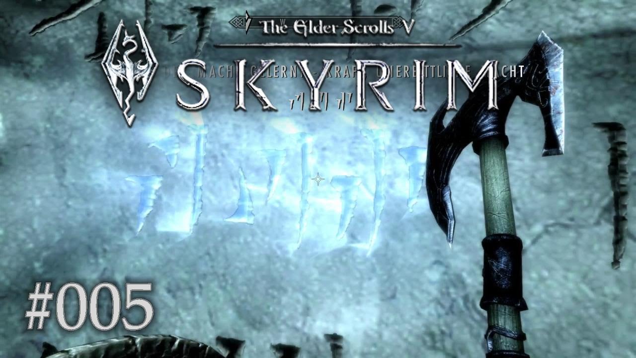 Runen an der Wand - Skyrim #05 [Let's Play][German][Gameplay] - YouTube