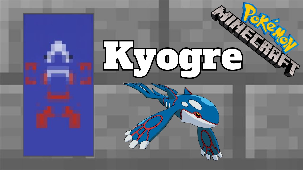 Minecraft Pokémon - Kyogre Banner Design - It's Banner Time! - YouTube