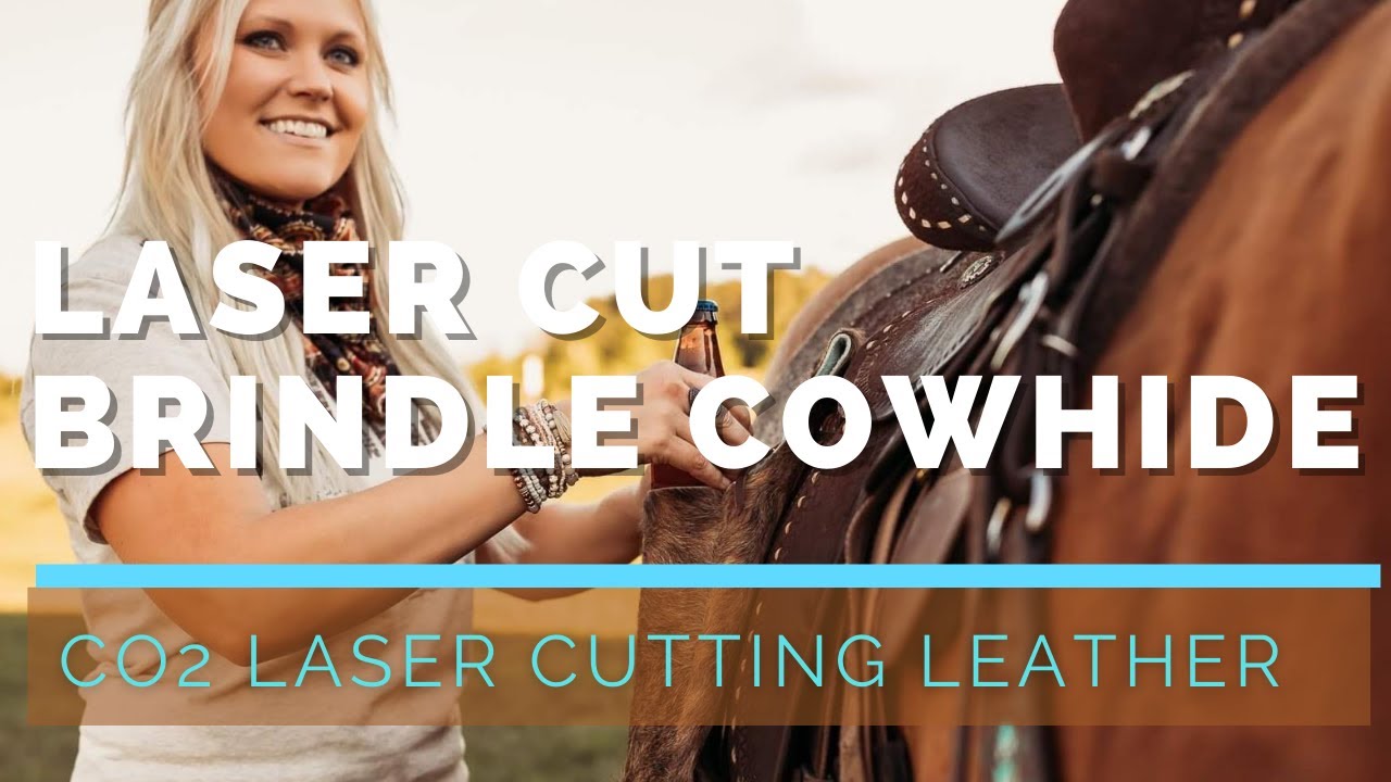 Laser Cut Leather Cowhide saddle accessories - YouTube