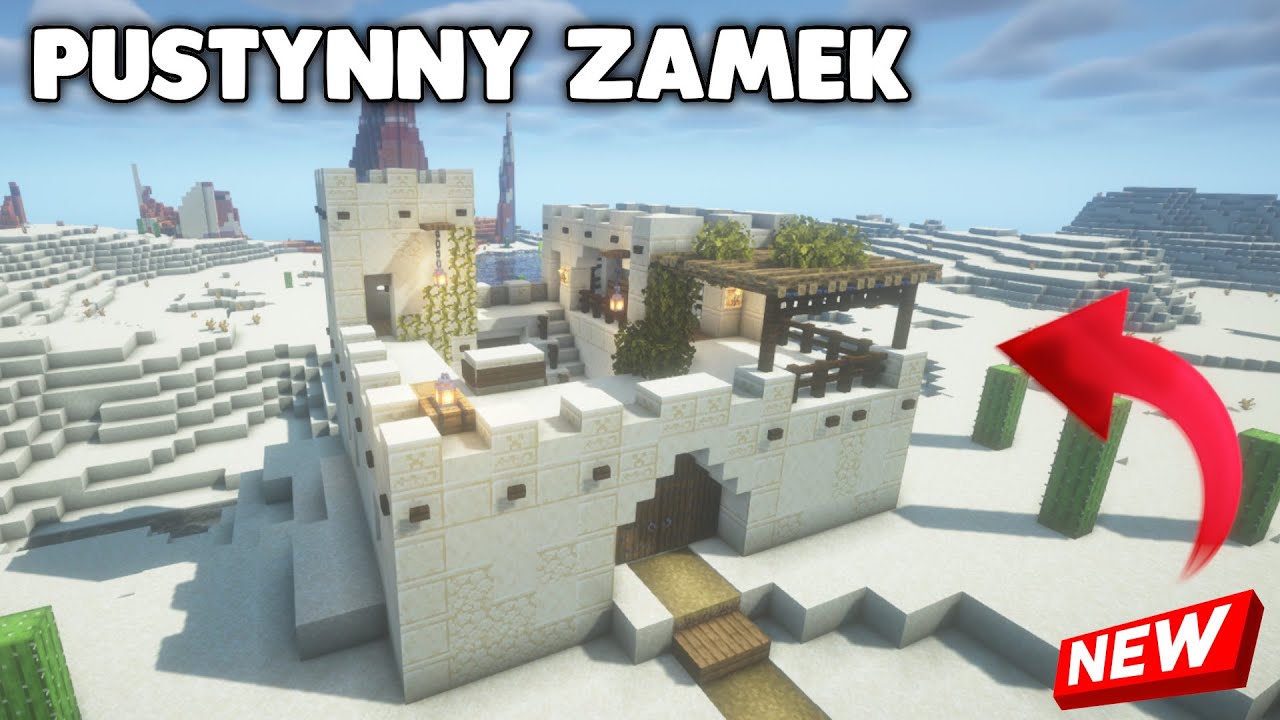 Minecraft Jak ZbudowaĆ Pustynny Zamek Minecraft Budowle 48 Youtube