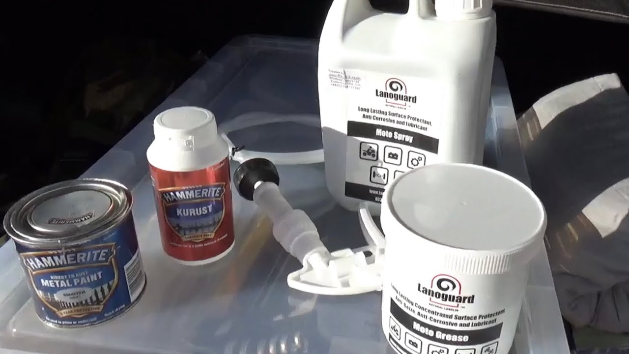 Lanoguard rust treatment - Land Rover Freelander 2 / LR2 - YouTube