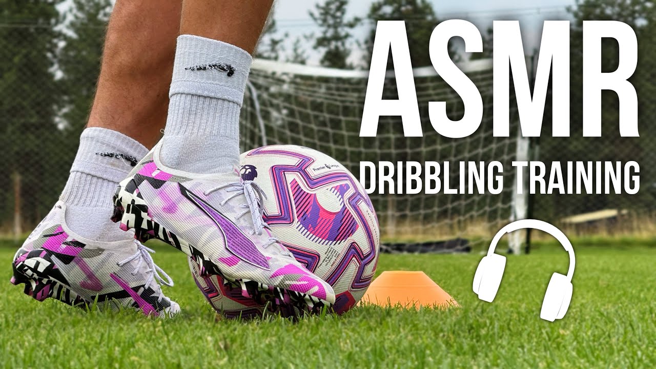 ASMR Dribbling Training Session For Soccer / Football In Puma Ultra 5 ...