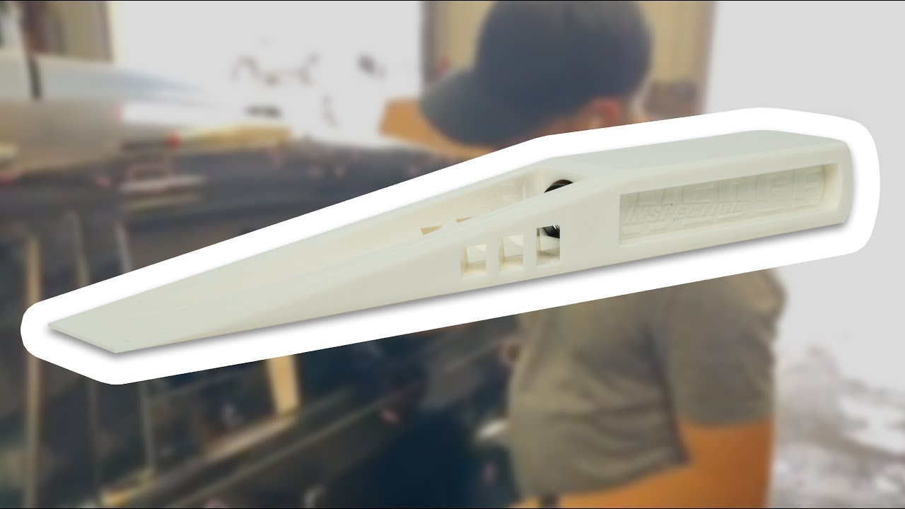 Hudson Tansey Explains His Inspection Wedge 9" Window Wedge - YouTube