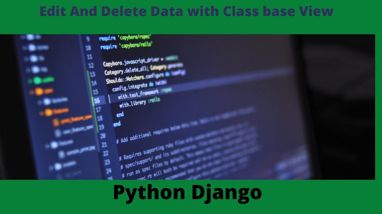 Edit And Delete Function In Django Class Based View Python Django 7235