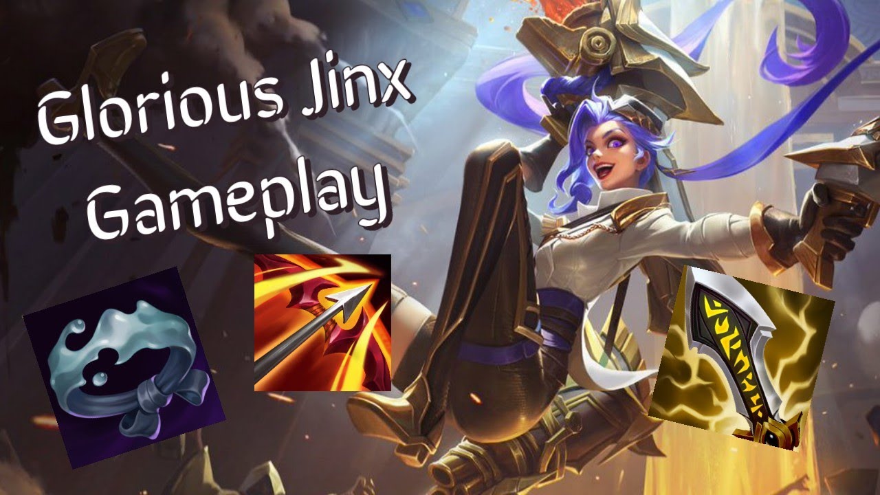 Jinx skin is POGGERS!! || LoL: Wild Rift's Glorious Jinx Gameplay ...