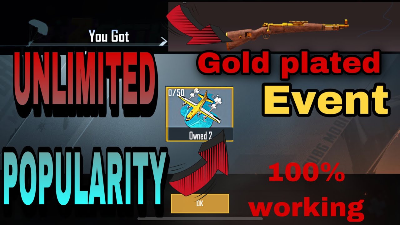 Unlimited Popularity and Skins pubg Free Outfits event VPN TRICK - YouTube