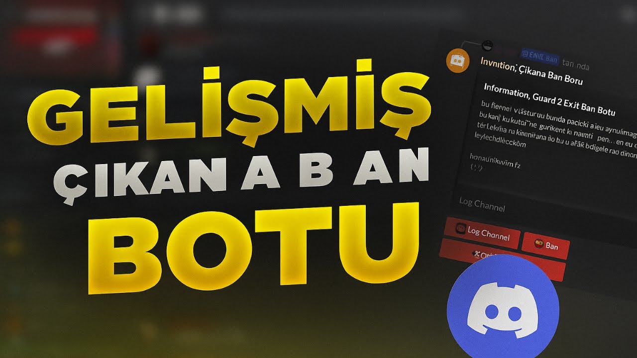 Discord Ücretsiz Çıkana Ban Bot Altyapısı 2025 Güncel - YouTube