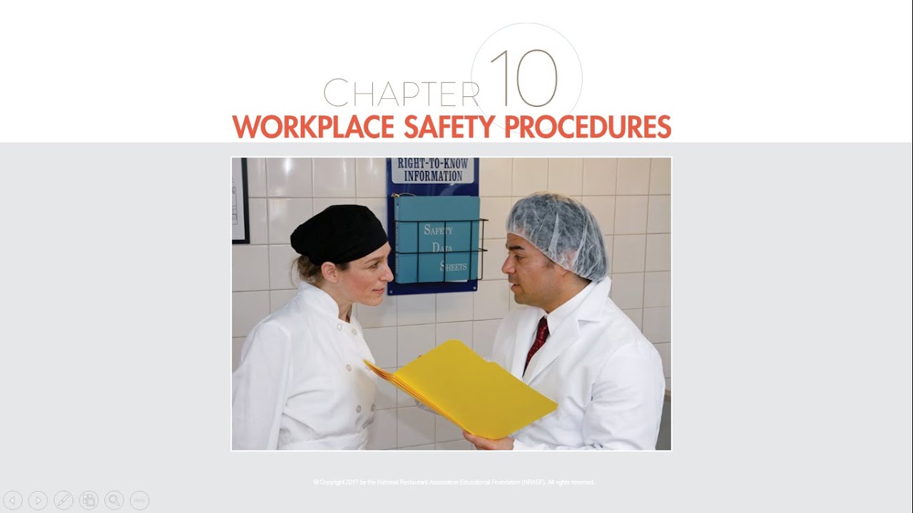 ProStart 1, Ch. 10 Workplace Safety Procedures - YouTube