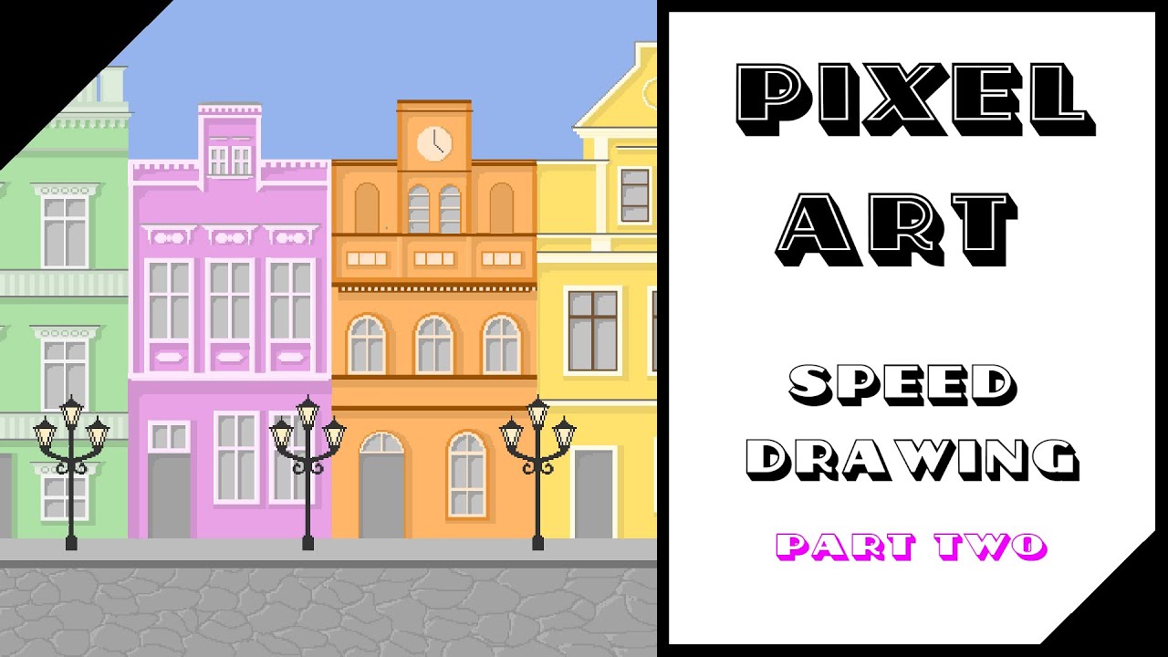 PIXEL ART | SPEED DRAWING | TENEMENTS | K ARTS | PT 2/2 - YouTube