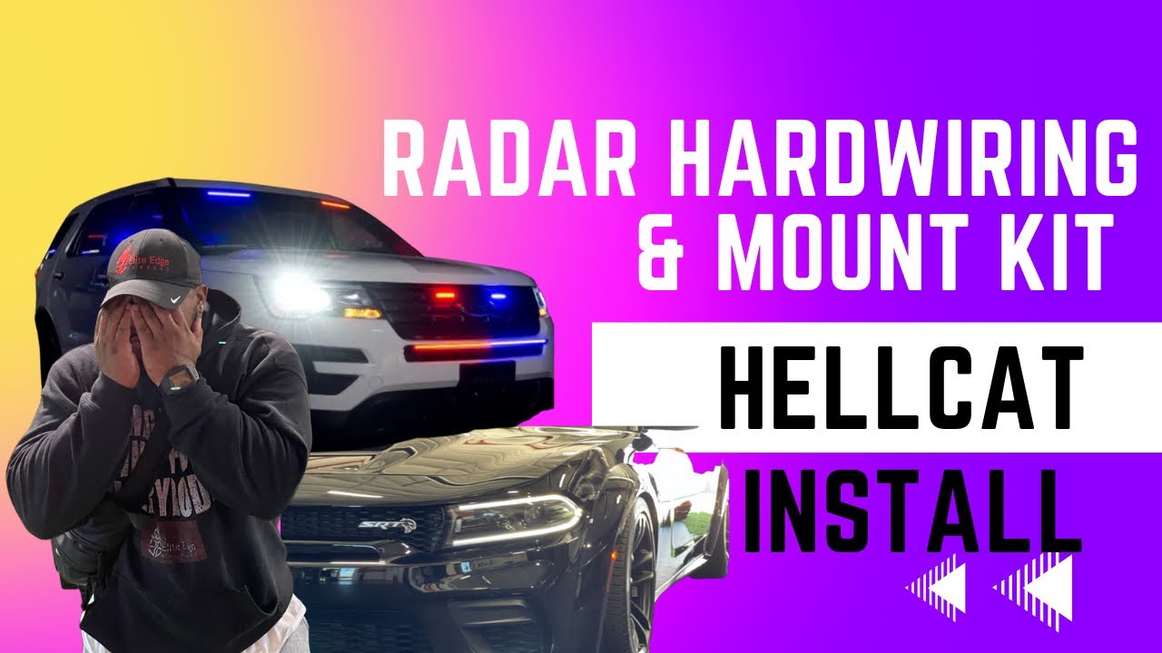 Radar Hardwiring & Mount Kit for 2022 Hellcat Charger how to.. - YouTube