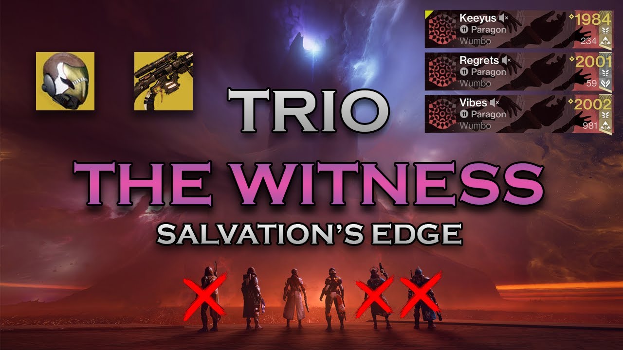 Trio The Witness - Salvation's Edge - YouTube