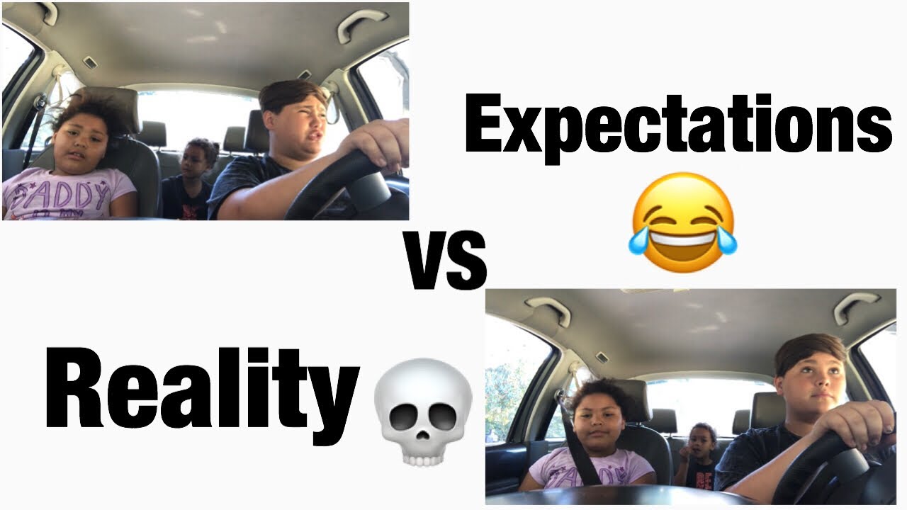 Expectations VS Reality on a road trip !! - YouTube