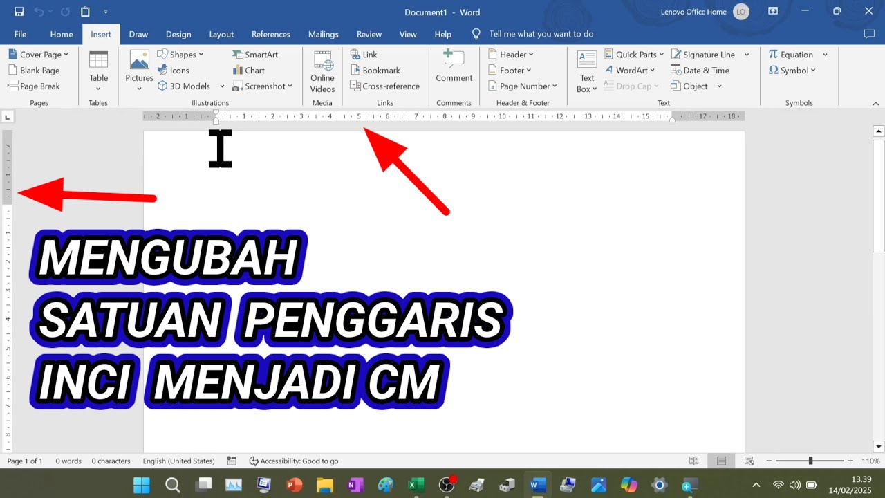 Cara Mengubah Satuan Penggaris di Word Menjadi Cm (Dari Inci Menjadi Cm ...