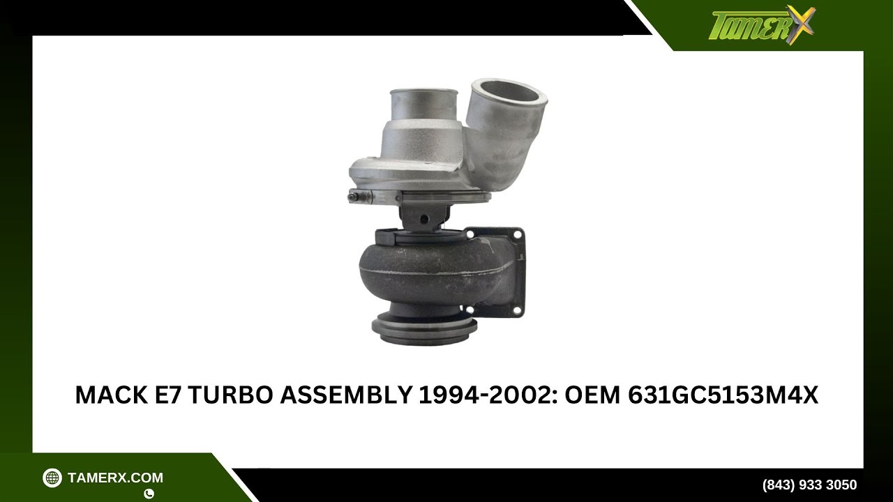 Mack E7 Turbo Assembly 1994-2002: OEM 631GC5153M4X - YouTube