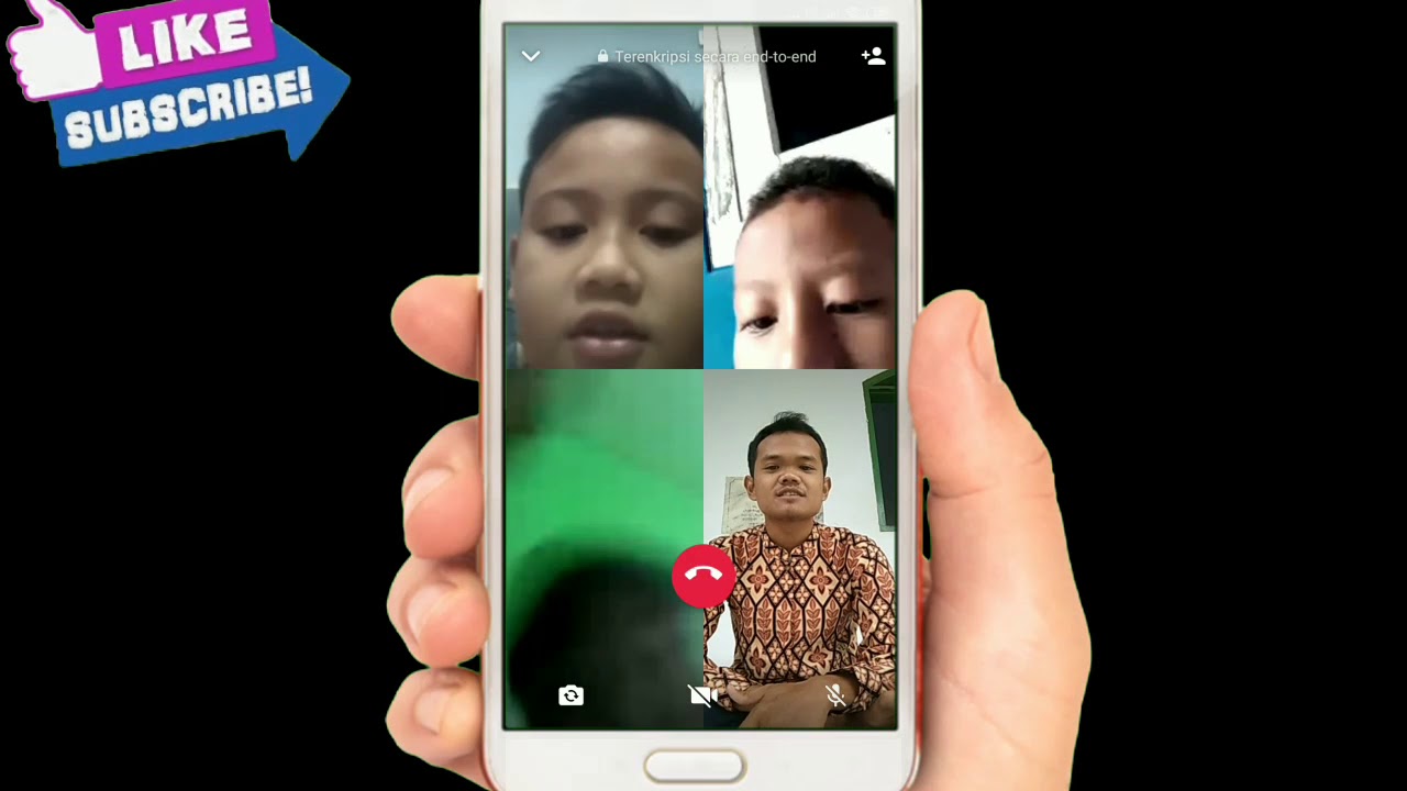 Cara Video call lebih dari 4 orang di WhatsApp - YouTube