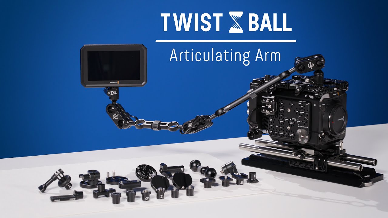 TWIST Ball Articulating Arm for Monitors, Transmitters, and More! - YouTube