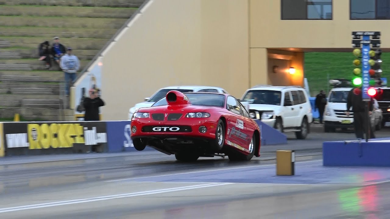 PRO TRANS GTO 8.37 @ 164 MPH SYDNEY DRAGWAY 12.4.2015 - YouTube