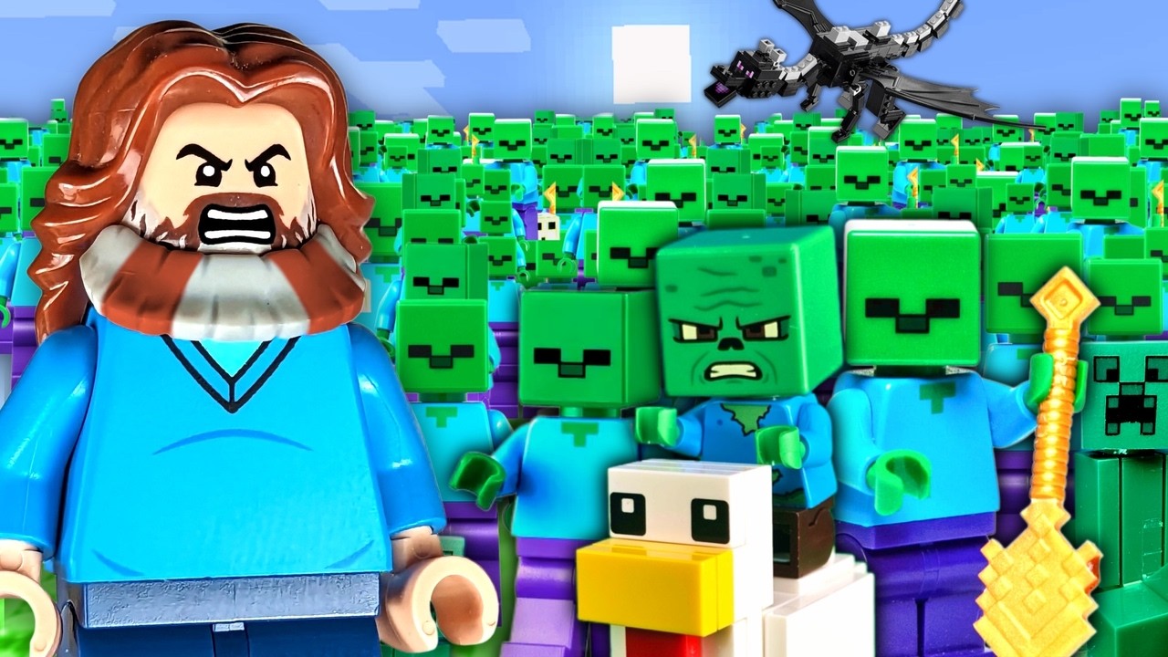 Unboxing EVERY LEGO Minecraft minifigure... - YouTube