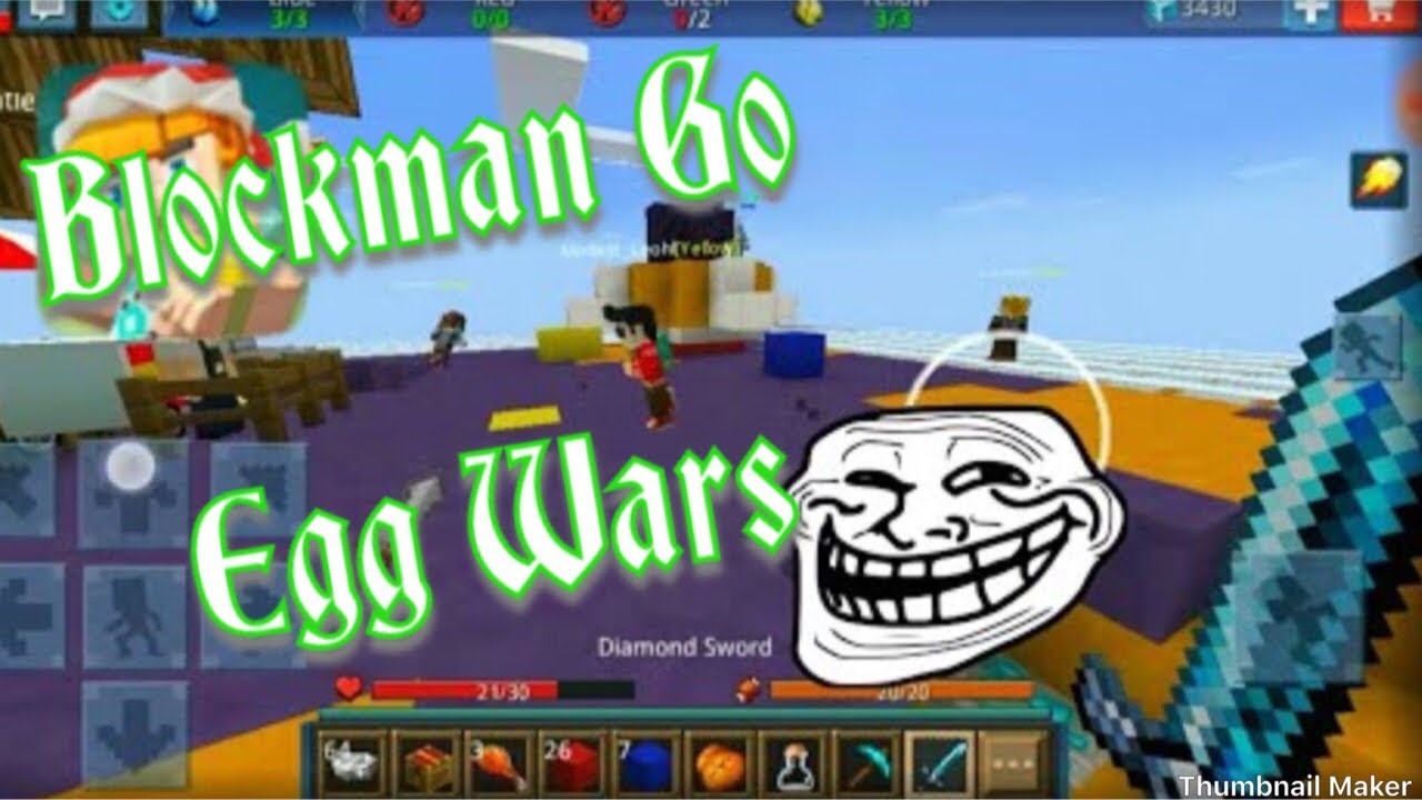 Blockman Go - Egg Wars - YouTube