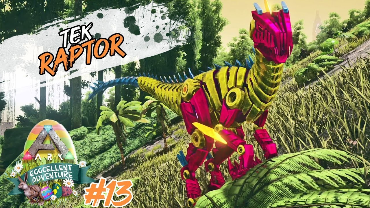 BERBURU TEK RAPTOR 😂 ARK Eggcellent - YouTube