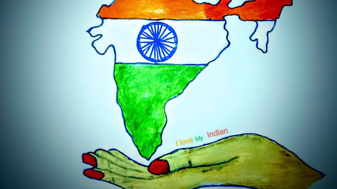 How to draw a India Map// very easy drawing with step by step. - YouTube