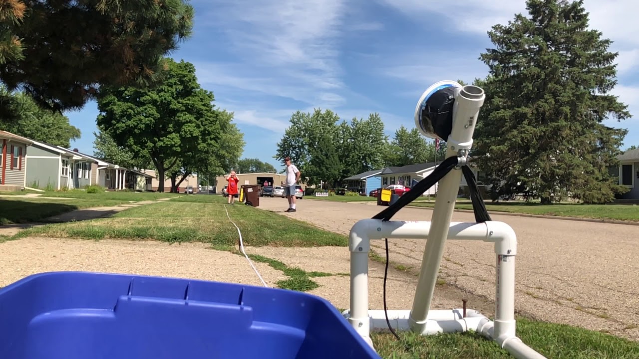 Water Balloon Catapult Prototype (Test #14) - YouTube