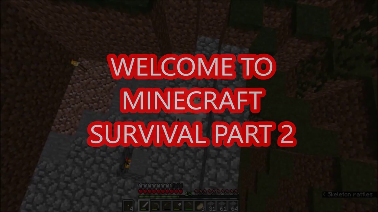 (MINECRAFT) SURVIVAL PT: 2--- EXTENDING THE BASE AND HUGE CAVE ...