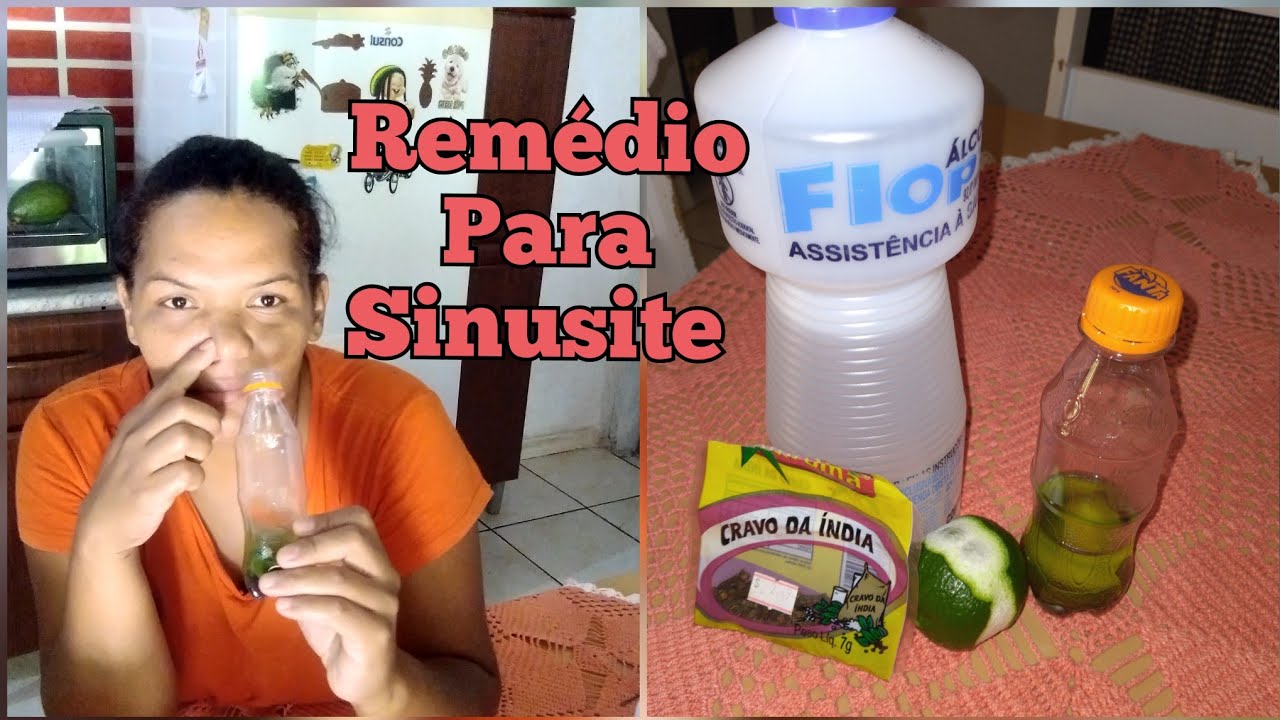 REMÉDIO CASEIRO PARA SINUSITE |ALÍVIO IMEDIATO DA SINUSITE E RENITE ...