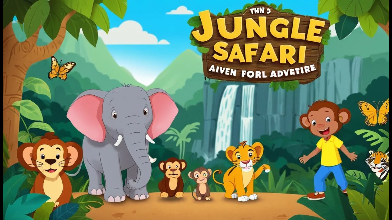 Jungle Safari Song for Kids | jungle safari national park | Fun Animal ...