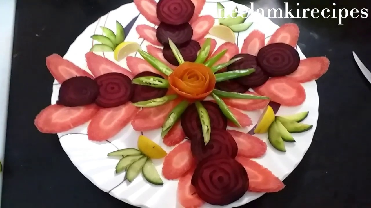 Beautiful and Unique Salad Decoration Ideas /🍅161🍅/ Neelamkirecipes ...