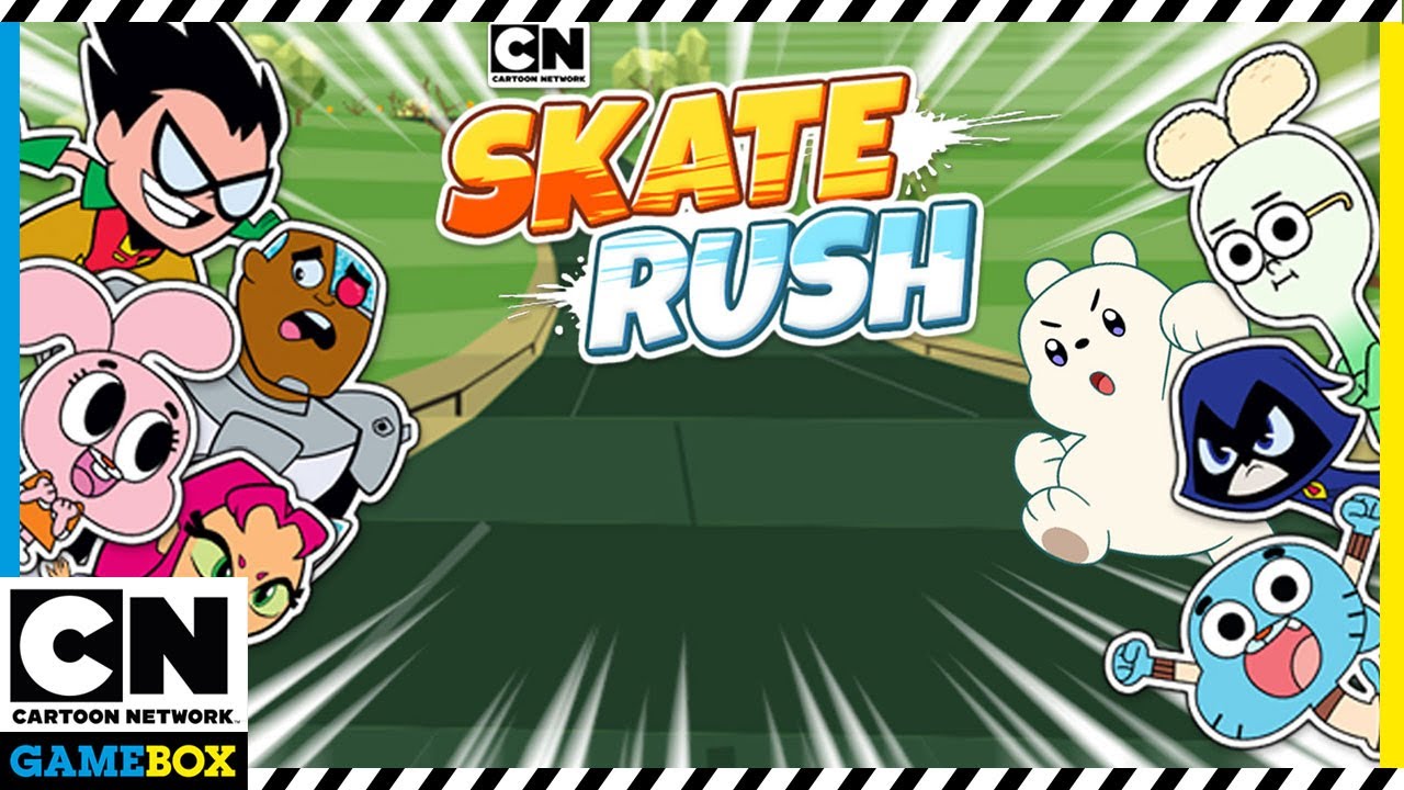 Skate Rush | We Baby Bears Gameplay | Cartoon Network GameBox - YouTube