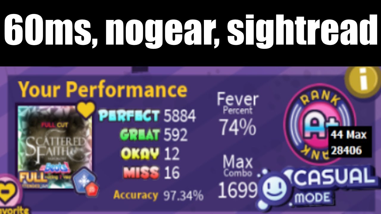 Scattered Faith Extended Cut [Hard, 39] nogear 97.34% 16miss A+ x1699 ...